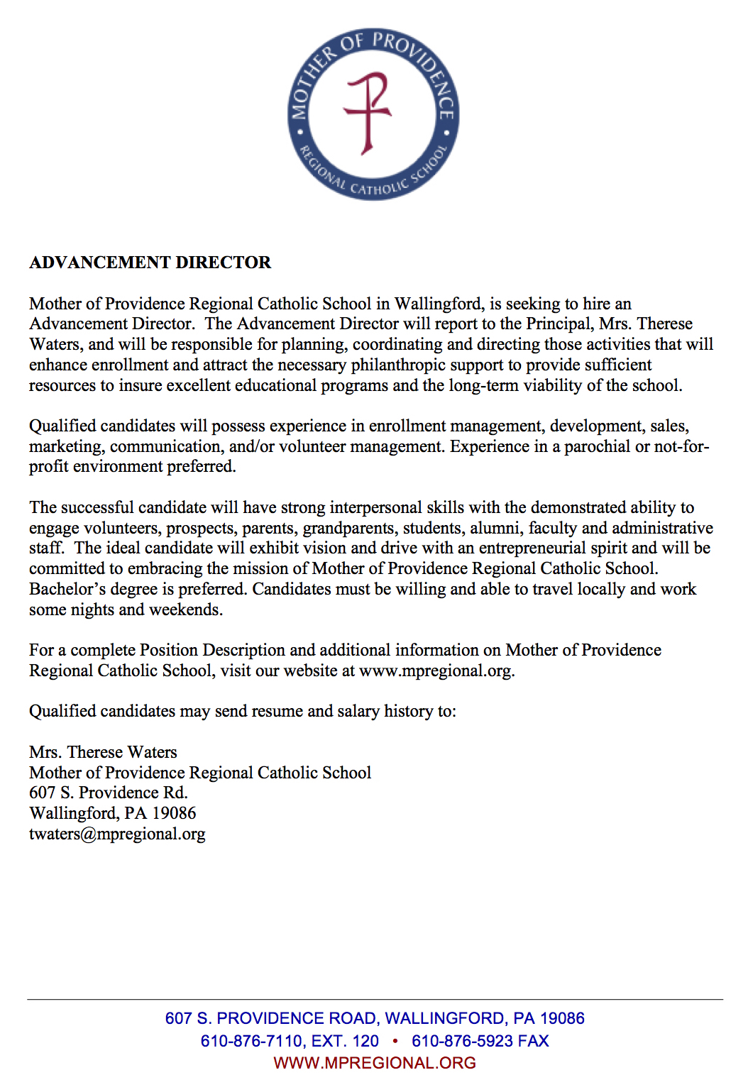 Career Opportunity: Advancement Director - Irish American Business ...