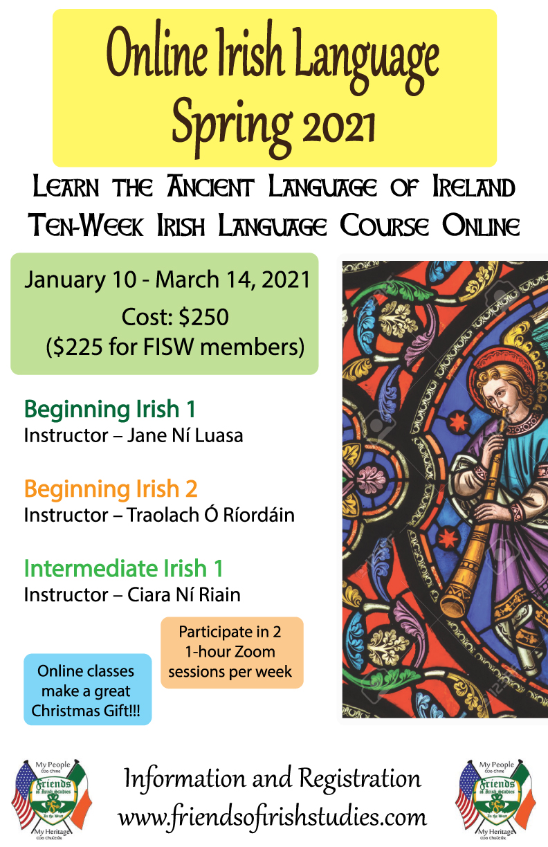Online Irish Language Class - Irish American Business Chamber & Network ...