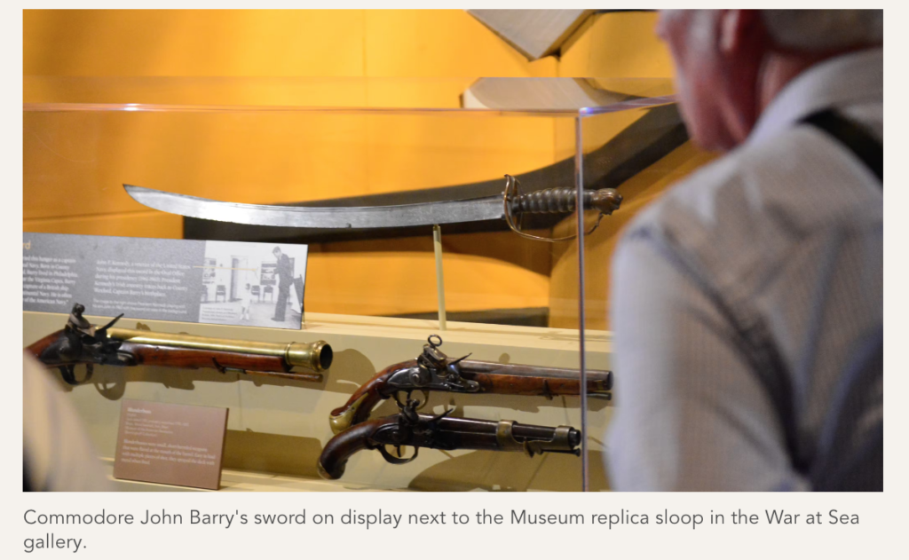Coverage of Commodore Barry's Sword - Irish American Business Chamber ...